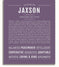 Jaxson | Name Art Print – Name Stories