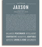 Jaxson | Name Art Print – Name Stories