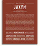 Jaxyn | Name Art Print – Name Stories