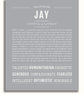 Jay | Name Art Print – Name Stories