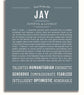 Jay | Name Art Print – Name Stories