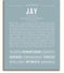Jay | Name Art Print – Name Stories