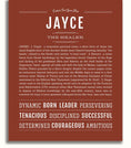 Jayce | Name Art Print – Name Stories