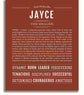 Jayce | Name Art Print – Name Stories