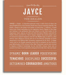Jayce | Name Art Print – Name Stories