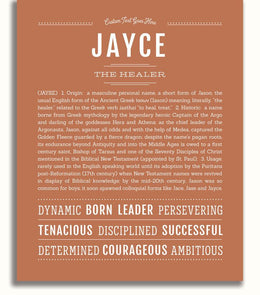 Jayce | Name Art Print – Name Stories