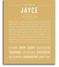 Jayce | Name Art Print – Name Stories
