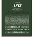Jayce | Name Art Print – Name Stories