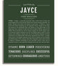 Jayce | Name Art Print – Name Stories
