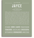 Jayce | Name Art Print – Name Stories