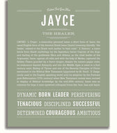 Jayce | Name Art Print – Name Stories