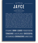 Jayce | Name Art Print – Name Stories