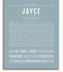Jayce | Name Art Print – Name Stories