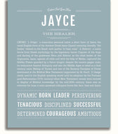 Jayce | Name Art Print – Name Stories