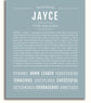 Jayce | Name Art Print – Name Stories