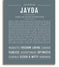 Jayda | Name Art Print – Name Stories
