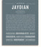 Jaydian Personalized Name Meaning Art Prints – Name Stories