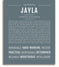Jayla | Name Art Print - Personalized Custom Gifts – Name Stories