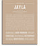 Jayla | Name Art Print - Personalized Custom Gifts – Name Stories