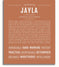 Jayla | Name Art Print - Personalized Custom Gifts – Name Stories