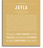 Jayla | Name Art Print - Personalized Custom Gifts – Name Stories
