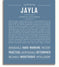 Jayla | Name Art Print - Personalized Custom Gifts – Name Stories