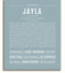 Jayla | Name Art Print - Personalized Custom Gifts – Name Stories