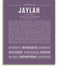 Jaylah | Name Art Print – Name Stories