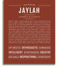 Jaylah | Name Art Print – Name Stories