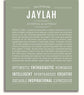 Jaylah Personalized Name Meaning Art Prints – Name Stories