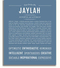 Jaylah | Name Art Print – Name Stories