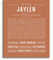 Jaylen (female) | Name Art Print – Name Stories