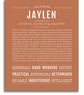 Jaylen (female) | Name Art Print – Name Stories