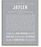 Jaylen Personalized Name Meaning Art Prints – Name Stories