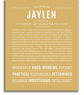 Jaylen Personalized Name Meaning Art Prints – Name Stories