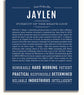 Jaylen (male) | Name Art Print – Name Stories