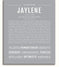 Jaylene | Name Art Print – Name Stories