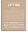 Jaylynn | Name Art Print – Name Stories