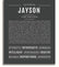 Jayson Personalized Name Meaning Art Prints – Name Stories