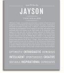 Jayson | Name Art Print – Name Stories
