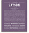 Jayson | Name Art Print – Name Stories