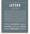 Jayson Personalized Name Meaning Art Prints – Name Stories