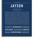 Jayson | Name Art Print – Name Stories