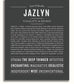 Jazlyn | Name Art Print – Name Stories
