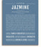 Jazmine | Name Art Print – Name Stories