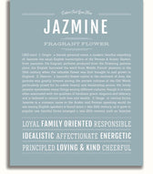 Jazmine | Name Art Print – Name Stories