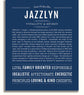 Jazzlyn | Name Art Print – Name Stories