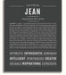 Jean (male) | Name Art Print – Name Stories