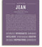 Jean (male) | Name Art Print – Name Stories