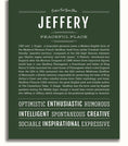 Jeffery | Name Art Print – Name Stories